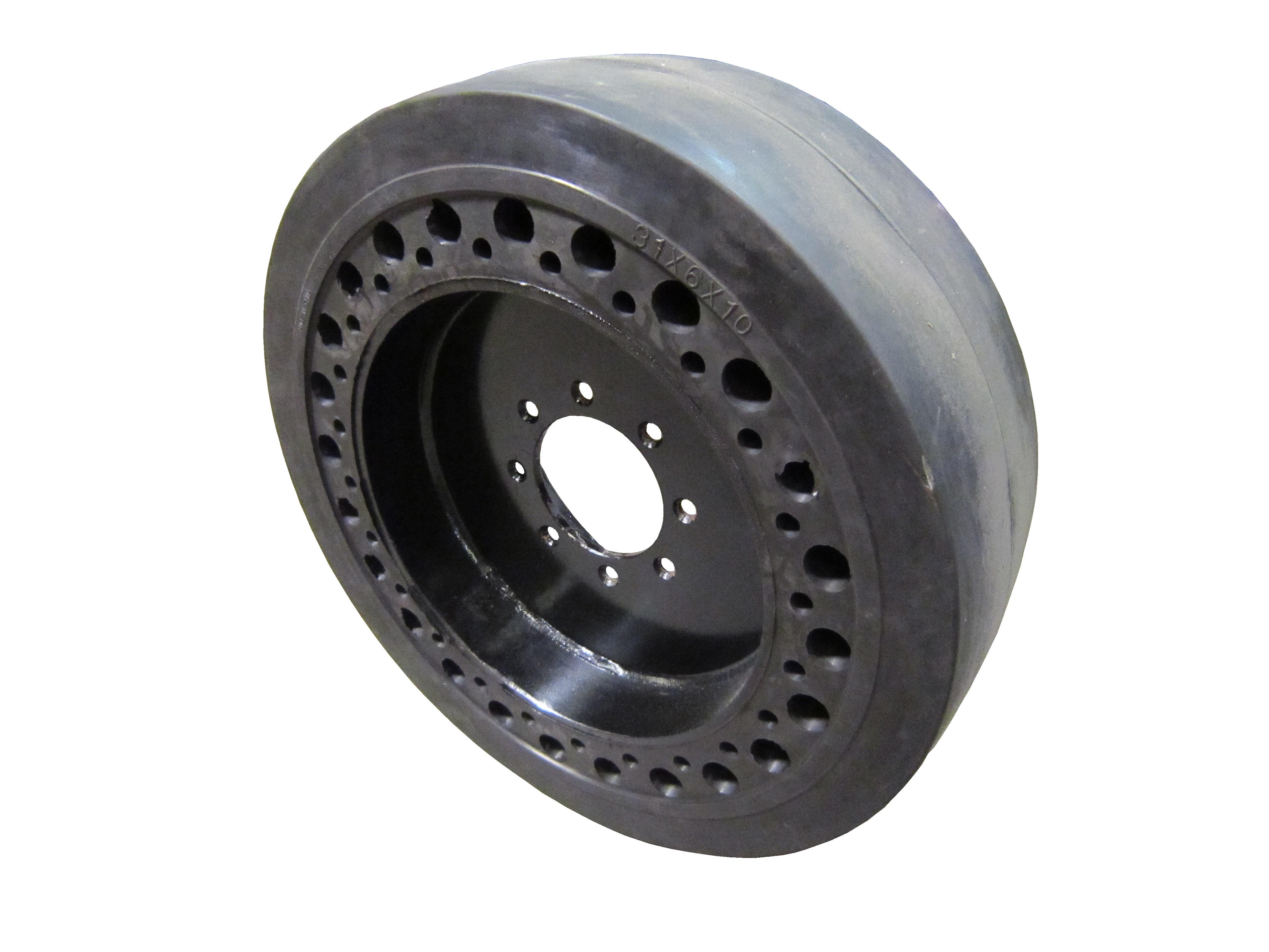 Flat Proof Solid Rubber Tires for Skidsteers Flat Proof Solid Rubber Tires for Skidsteers